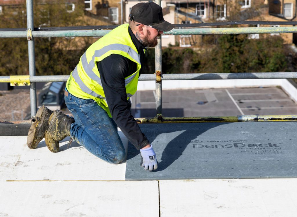 Metal roof build up | DensDeck