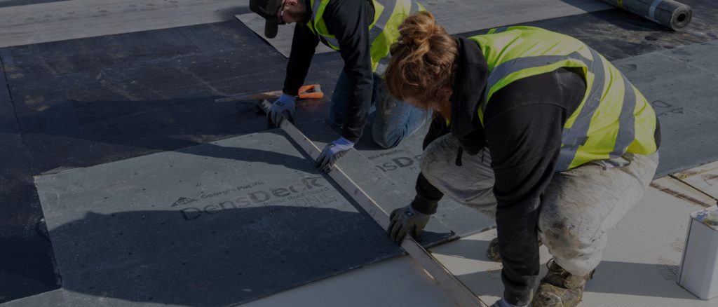 Roof protection board for flat roofs | Densdeck Prime Gypsum Roof Board