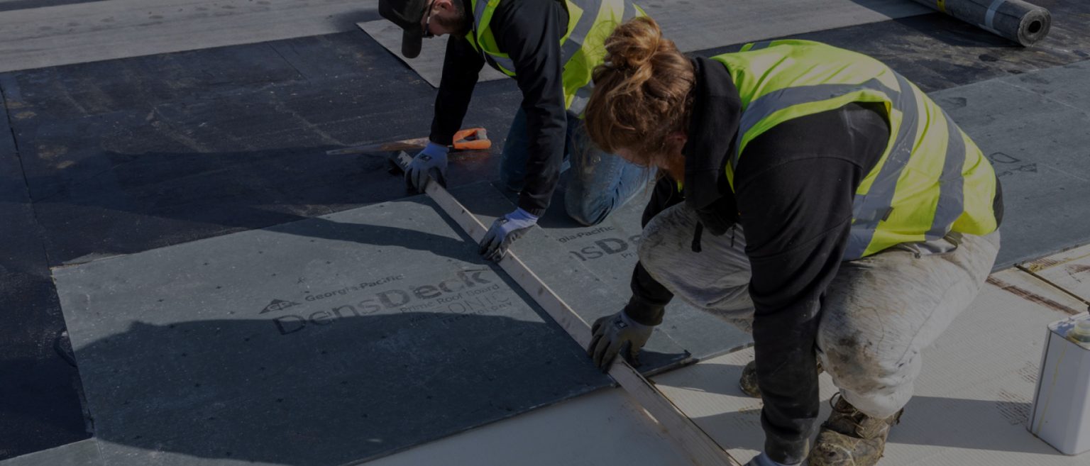 Roof protection board for flat roofs | Densdeck Prime Gypsum Roof Board